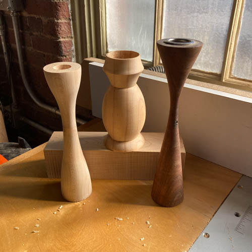 9211 Beginner Turning Candlestick Holders - Class Detail - Sawtooth ...