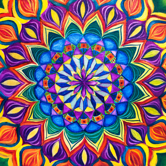 Mandala Collages Ages 9 16 - Class Detail - Sawtooth School for Visual Art