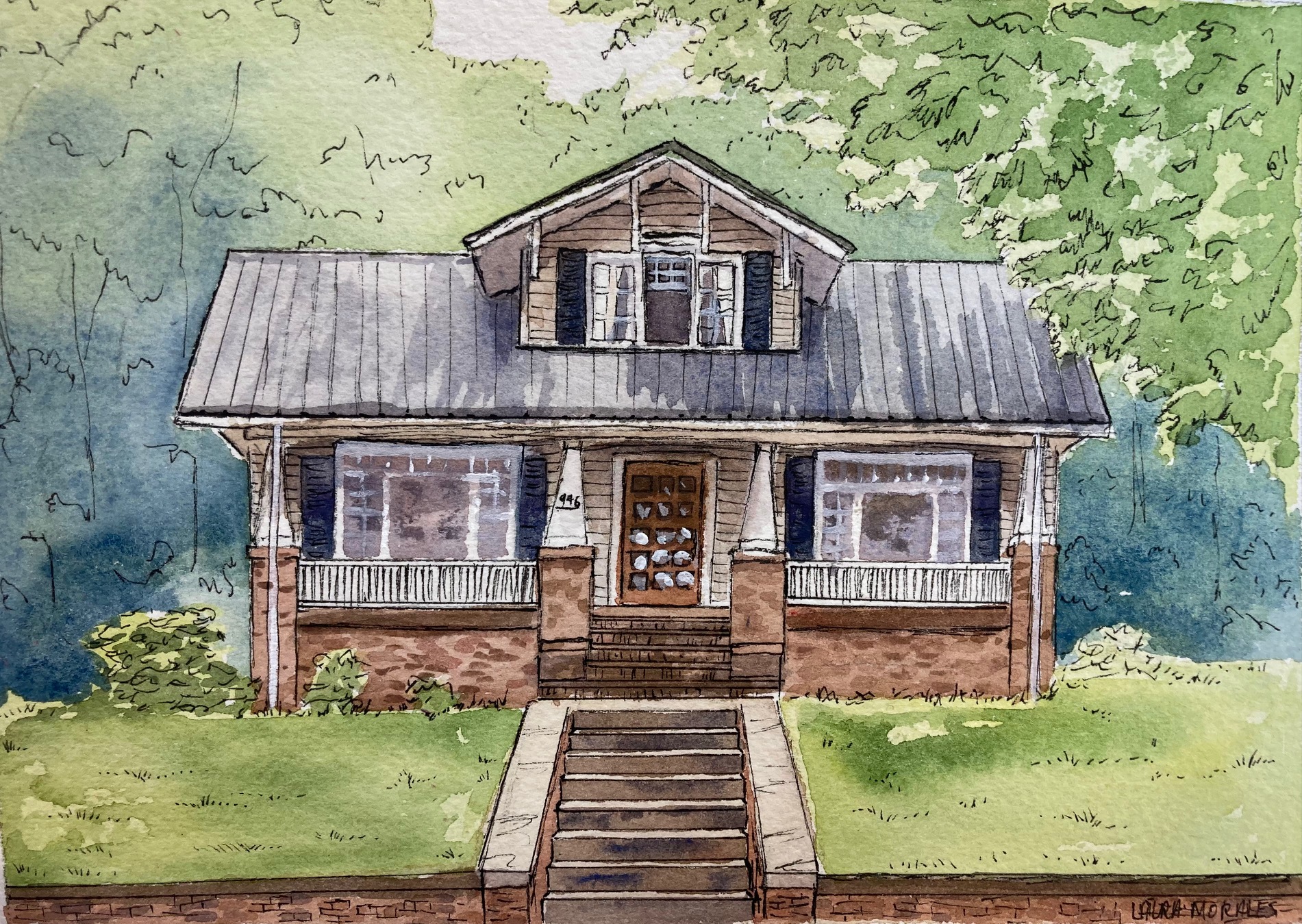 Paint Your House Watercolor Edition - Class Detail - Sawtooth School ...